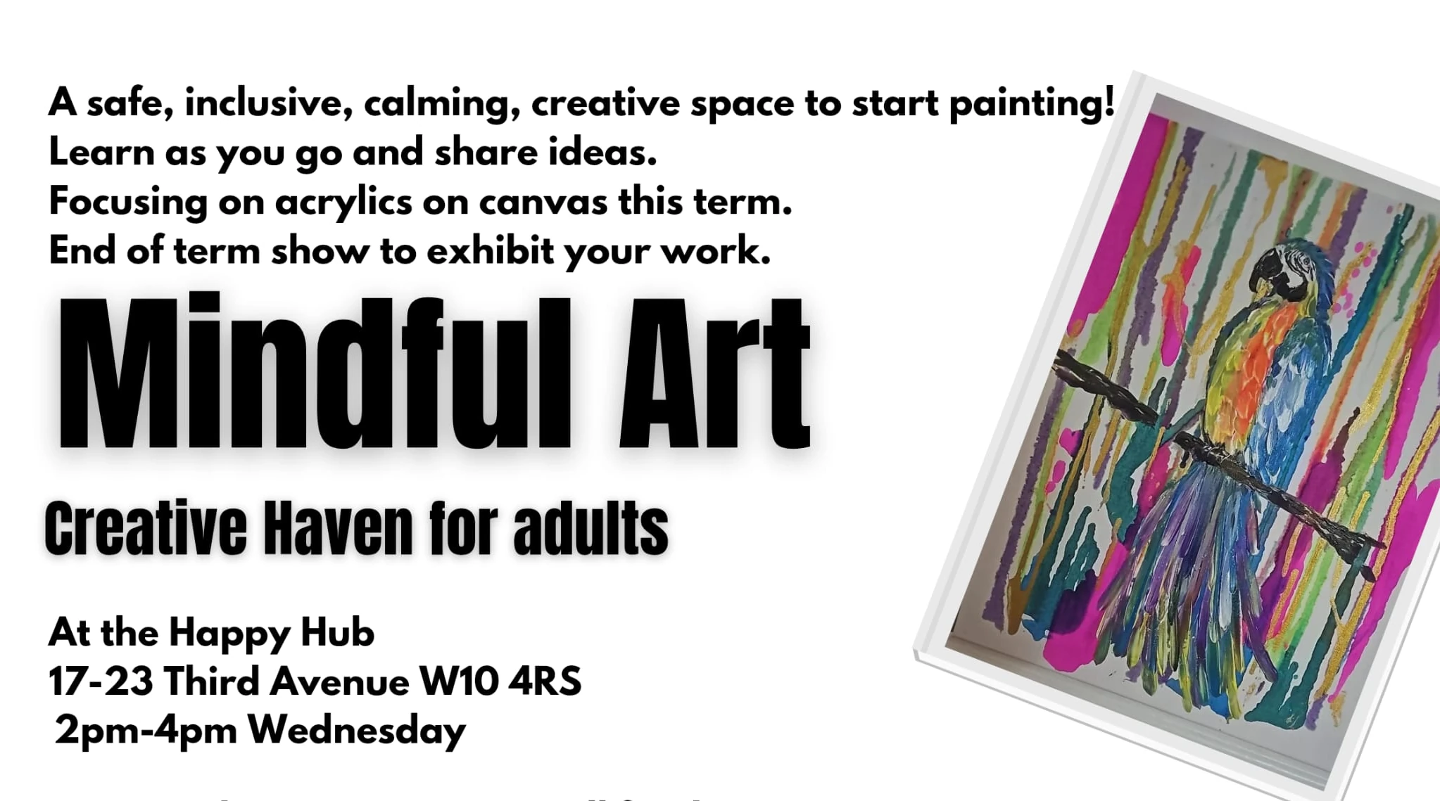 Mindful Art – Creative Haven for adults | Westbourne Forum